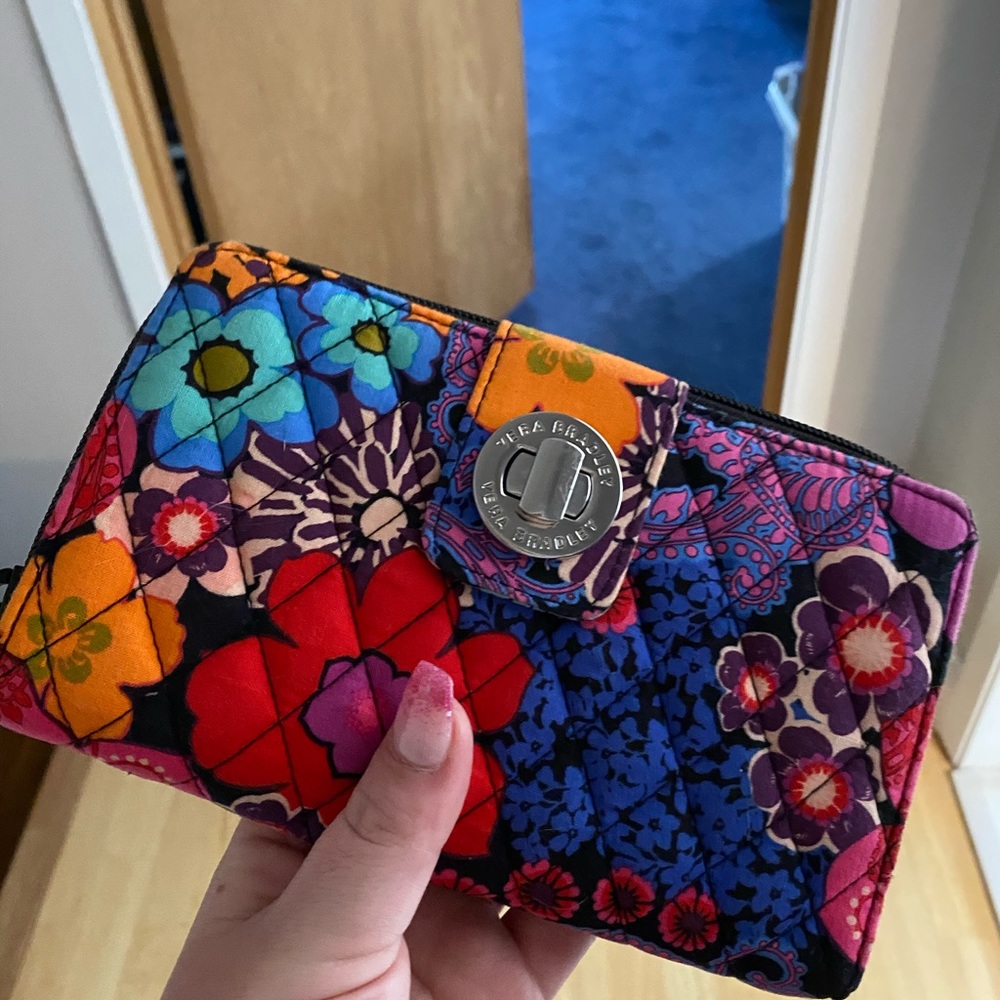 Vera Bradley Floral Wallet - Gem